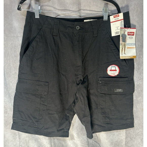 Wrangler | Shorts | Nwt Wrangler Mens Cargo Shorts Black Five Star ...